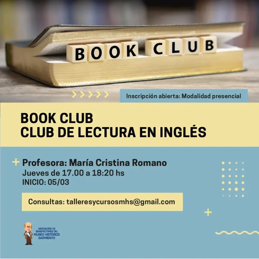 Book Club – club de lectura en inglés – Asociación de Benefactores del ...